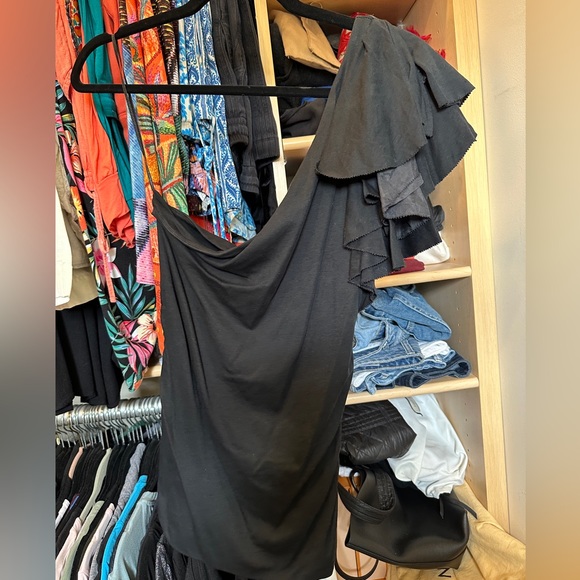 Ralph Lauren | Tops | Black Ralph Lauren One Arm Top | Poshmark